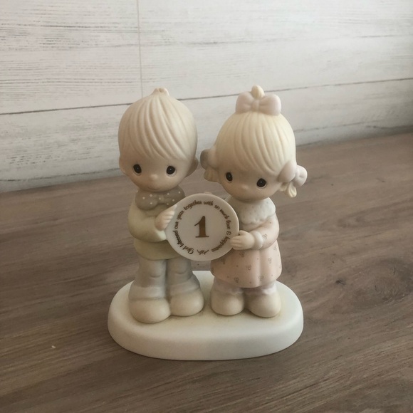 Precious Moments | Other | Precious Moments First Anniversary Figurine ...